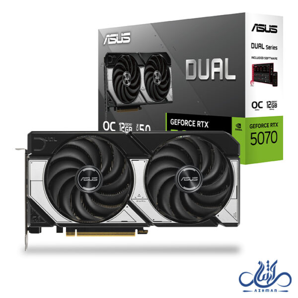کارت گرافیک ایسوس مدل VGA ASUS GTX 5070 DUAL GAMING OC 12G | آژمان آی تی